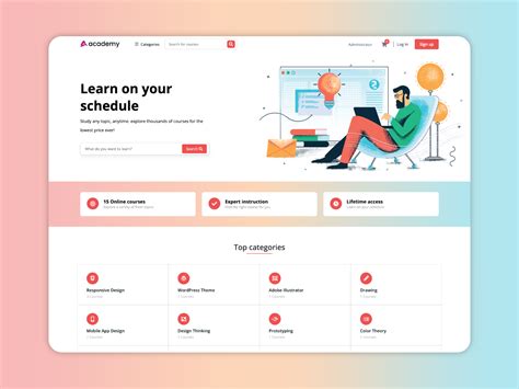 Academy Learning Management System By Creativeitem On Dribbble