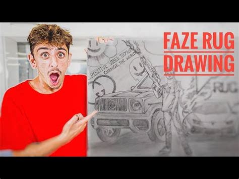 I Drew Faze Rug 🔥 Drawing Fazerug Youtube