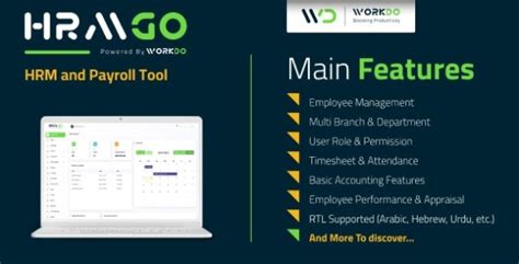 Hrmgo V55 Nulled Hrm And Payroll Tool Php Script