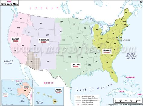 Usa Time Zone Map Current Local Time In Usa Artofit