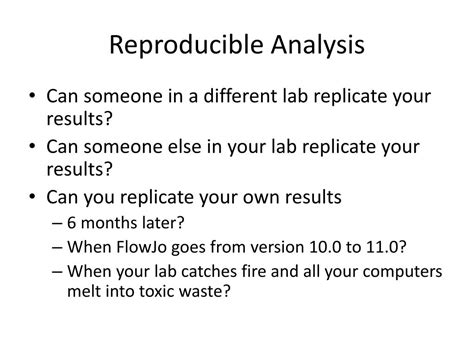 PPT Flow Cytometry And Reproducible Analysis PowerPoint Presentation ID 6910360