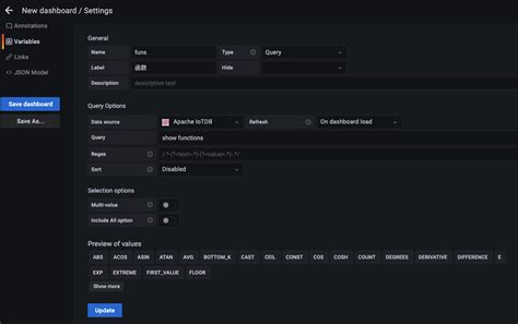 Grafana 插件 Iotdb Website