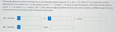 solved the acceleration of a particle moving only on a