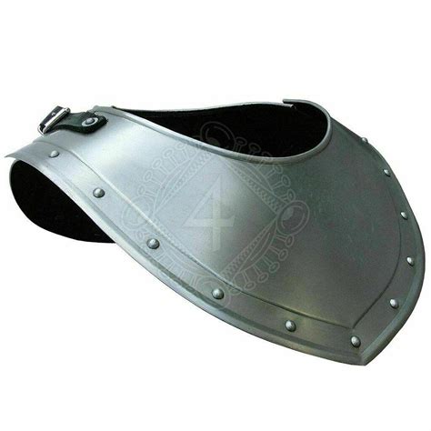 Medieval Larp Gothic Steel Armor Suit Gorget Steel Gorget From Steel