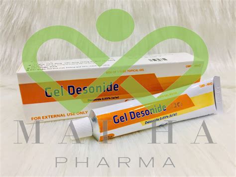 Gel Desonide 005 Desonide 05mgg Tuýp 15g Dược Phẩm Mai Hà