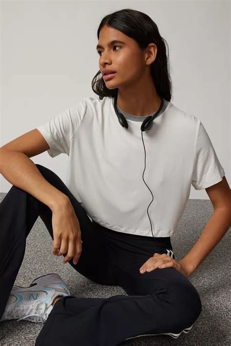 Splits59 Djuna Cropped Ringer Tee Urban Outfitters Canada