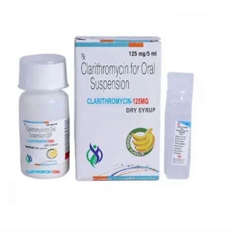 Clarithromycin Oral Suspension 125 Mg At ₹ 29box In Roorkee Id