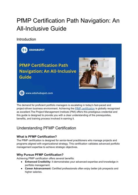 Ppt Pfmp Certification Path Navigation An All Inclusive Guide Powerpoint Presentation Id