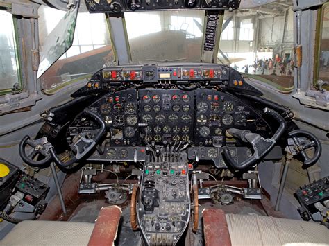 Air Canada Vickers Viscount Cockpit By Nick Blazanovic Photo 94112993