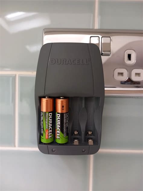 Rechargeable Battery Station In Kitchen Plug Socket