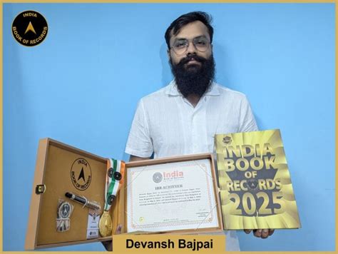 Devansh Bajpai Ibr Achiever
