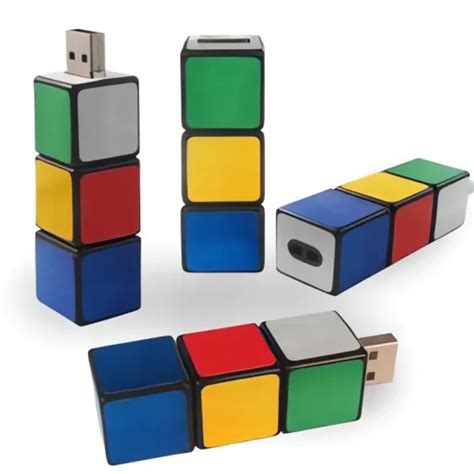 Custom 1x3 Rubiks Cube Usb Flash Drive
