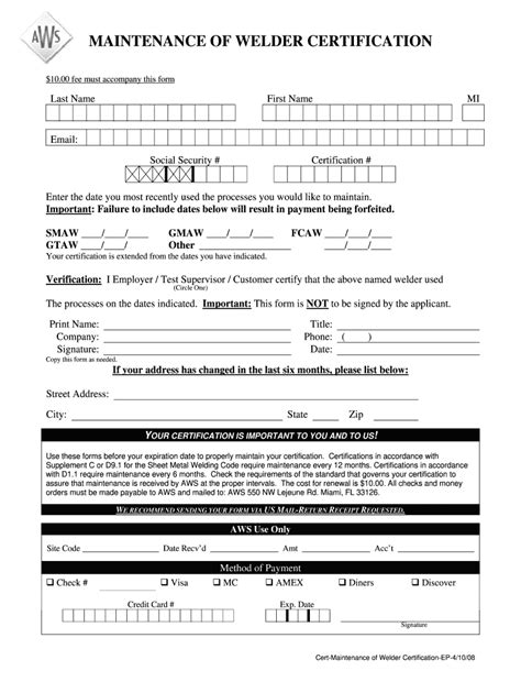 Dot Welding Certification