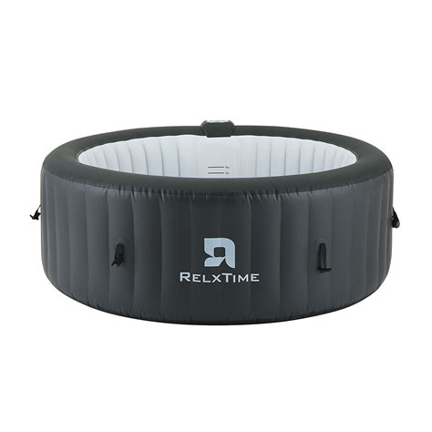 Inflatable Spa With Pvc Round 4 6 Person Black Company Shanghai Sunshine Development Co