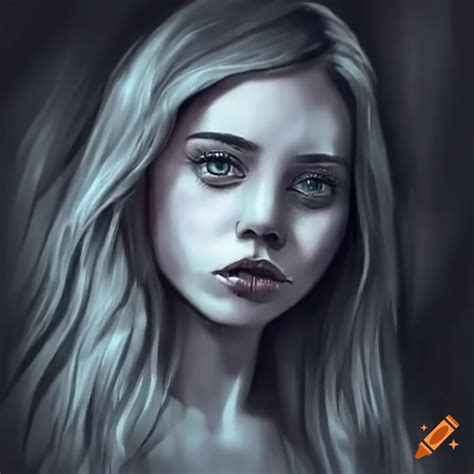 A Girl Is Conjuring A Wall Using Her Magic Wand