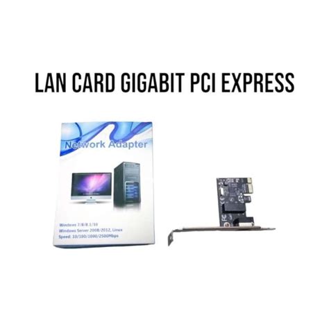 Jual Lan Card Pci Express Gigabit Mbps Di Seller Velvet Store Cengkareng Timur Kota