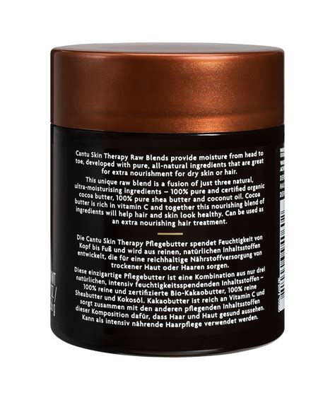 Cantu 100 Pure Cocoa Butter Raw Blend Skin Hair Moisturizer 156 Gm