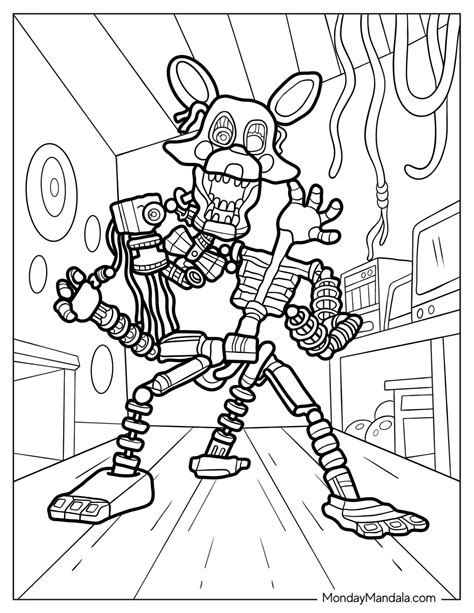 28 Five Nights At Freddies Coloring Pages Free Pdf Printables