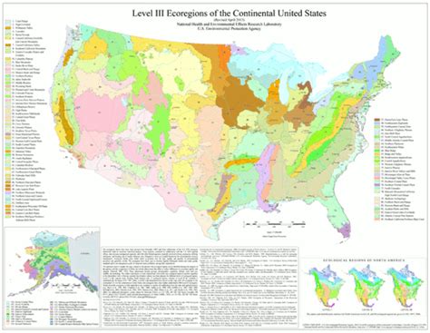 Level Iii And Iv Ecoregions Of The Continental United States Us Epa