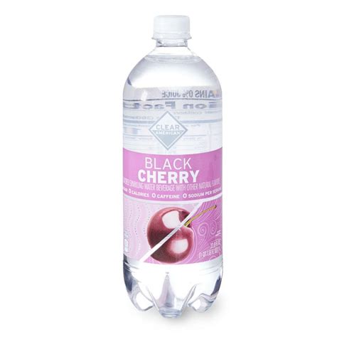 Clear American Black Cherry Flavored Sparkling Water 1 Liter Walmart