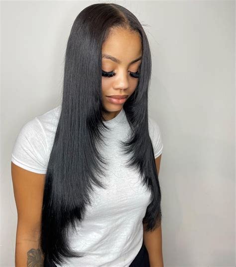 𝐚𝐫𝐢𝐤𝐨𝐳𝐚𝐫𝐭 Quick Weave Hairstyles Straight Layered Hair Wig Hairstyles