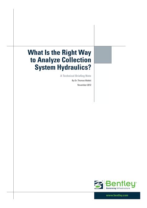 What Is The Right Way To Analyze System Hydraulics Pdf