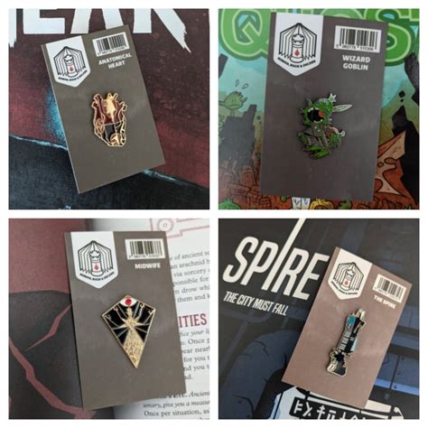 Pin Badge Bundle Rowan Rook And Decard