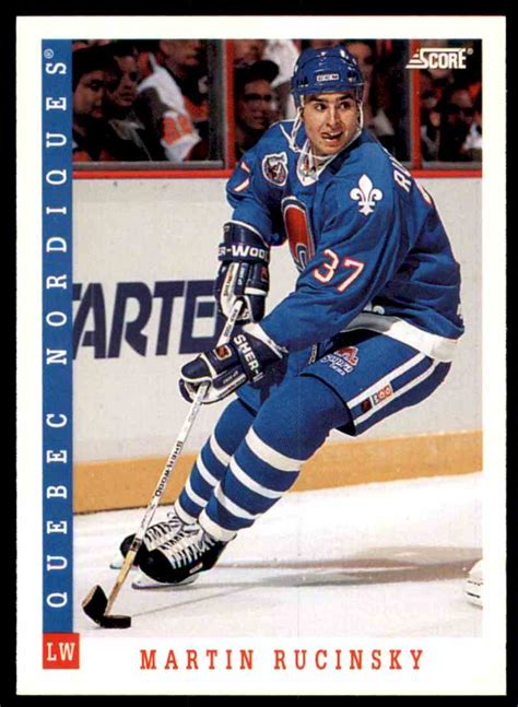 1993 94 Score Martin Rucinsky 254 On Kronozio