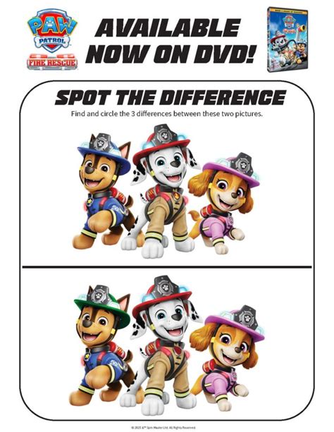 Paw Patrol Activity Sheets Printables