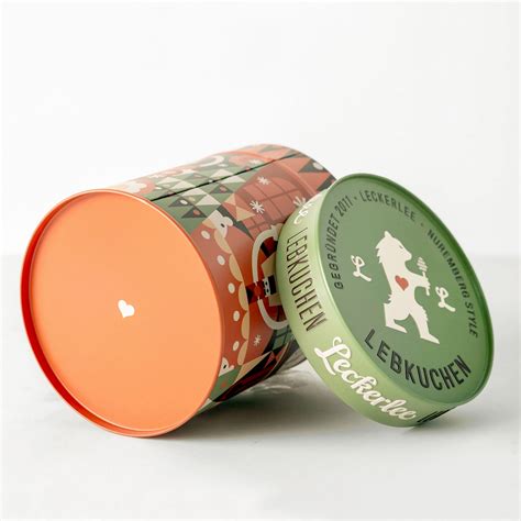 Large Tin Of Leckerlee Lebkuchen Nutcracker Design Menagerie