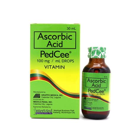 Pedcee Drops Ascorbic Acid 100mg Ml Oral Drops 30ml Price In The