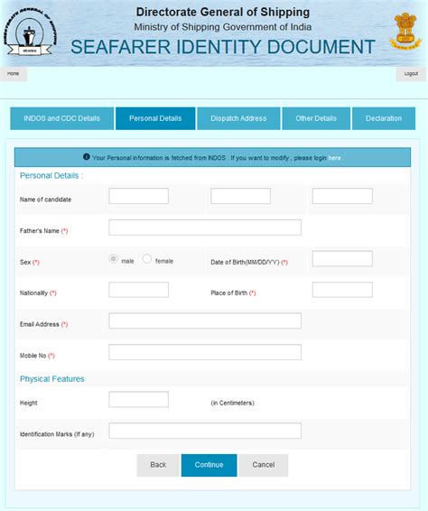 Seafarers Identity Document Sid The Navigator
