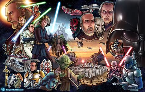 Star Wars Prequels Clone Wars By Comfortlove On Deviantart Star