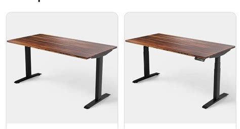Omnidesk Pro Electric Standing Desk Walnut Color Computers And Tech