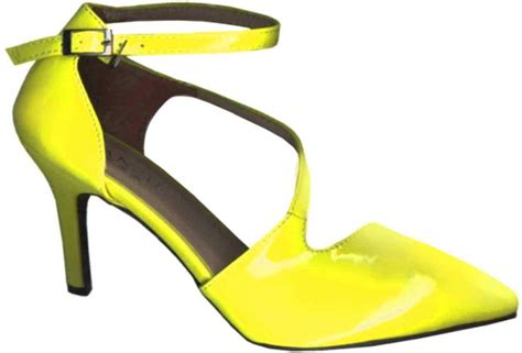 Lime Yellow Heel Shoes Heels Outfits Heels Yellow Heels Outfit