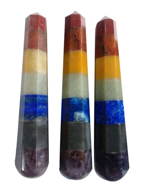 Stone Massage Wands Crystal Chakra Wand Latest Price Manufacturers