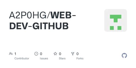 Github A2p0hgweb Dev Github