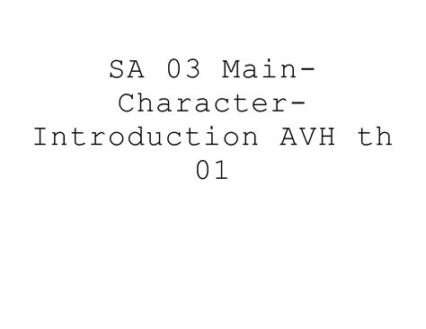 Storyboard Mentorship 03 Main Character Introduction Atli Viðar