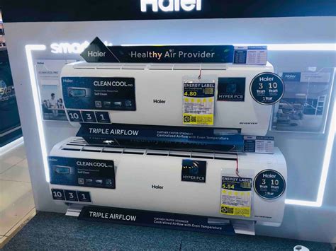 Haier Split Type Inverter Air Conditioner Tv And Home Appliances Air Conditioning And Heating On