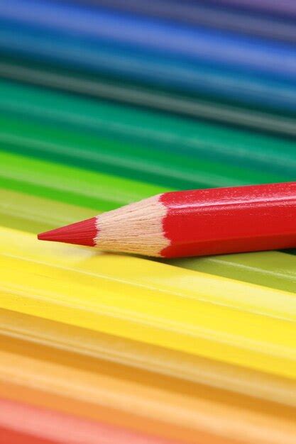 Premium Photo Red Crayon
