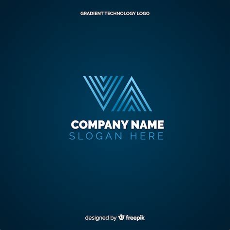 Premium Vector Technology Logo Background