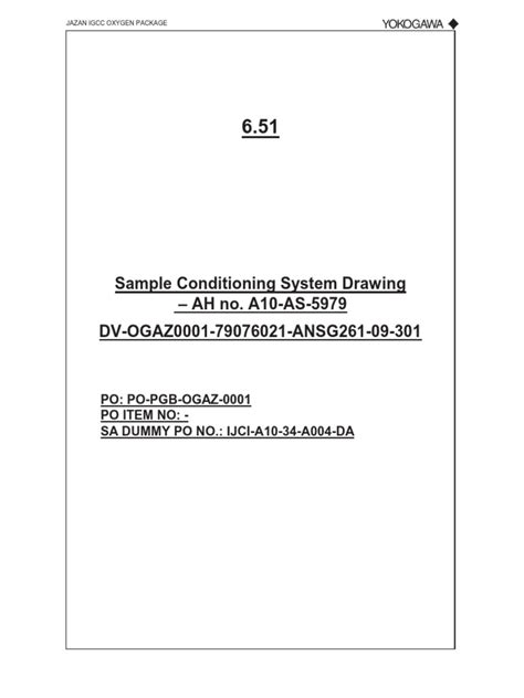Sampling Conditioning System Pdf Valve Pipe Fluid Conveyance