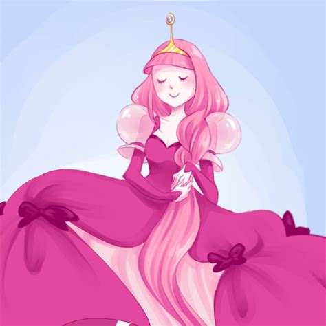Princess Bubblegums Poofy Dress Billowing In Wind By Ax2705 On Deviantart