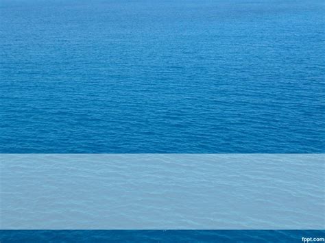 Nautical Powerpoint Template Blue Background