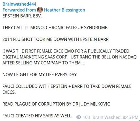 Epstein Model Heather Blessington Smashes Elitist Sex Slave Racket