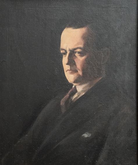 Jacob Kramer Portrait Of George Hopkinson British 20s Male Oil