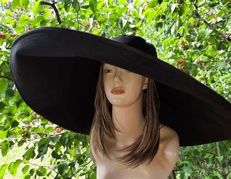 Extra Large Brim Sun Hat Womens Sun Hat Wide Brim Summer Hat Linen