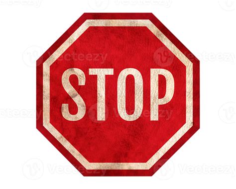 Icon Of Stop Sign 22750603 Png
