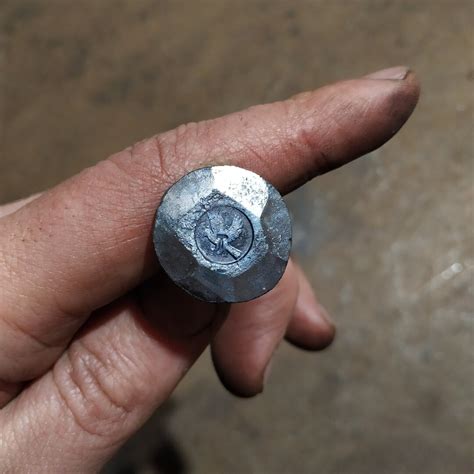 Hand Forged Iron Nails With Bird Logo Different Sizes Forged Iron