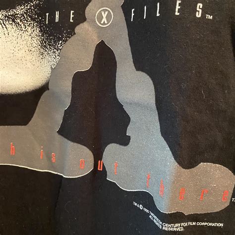 Vintage 1995 X Files T Shirt Size M Top Heavy Depop